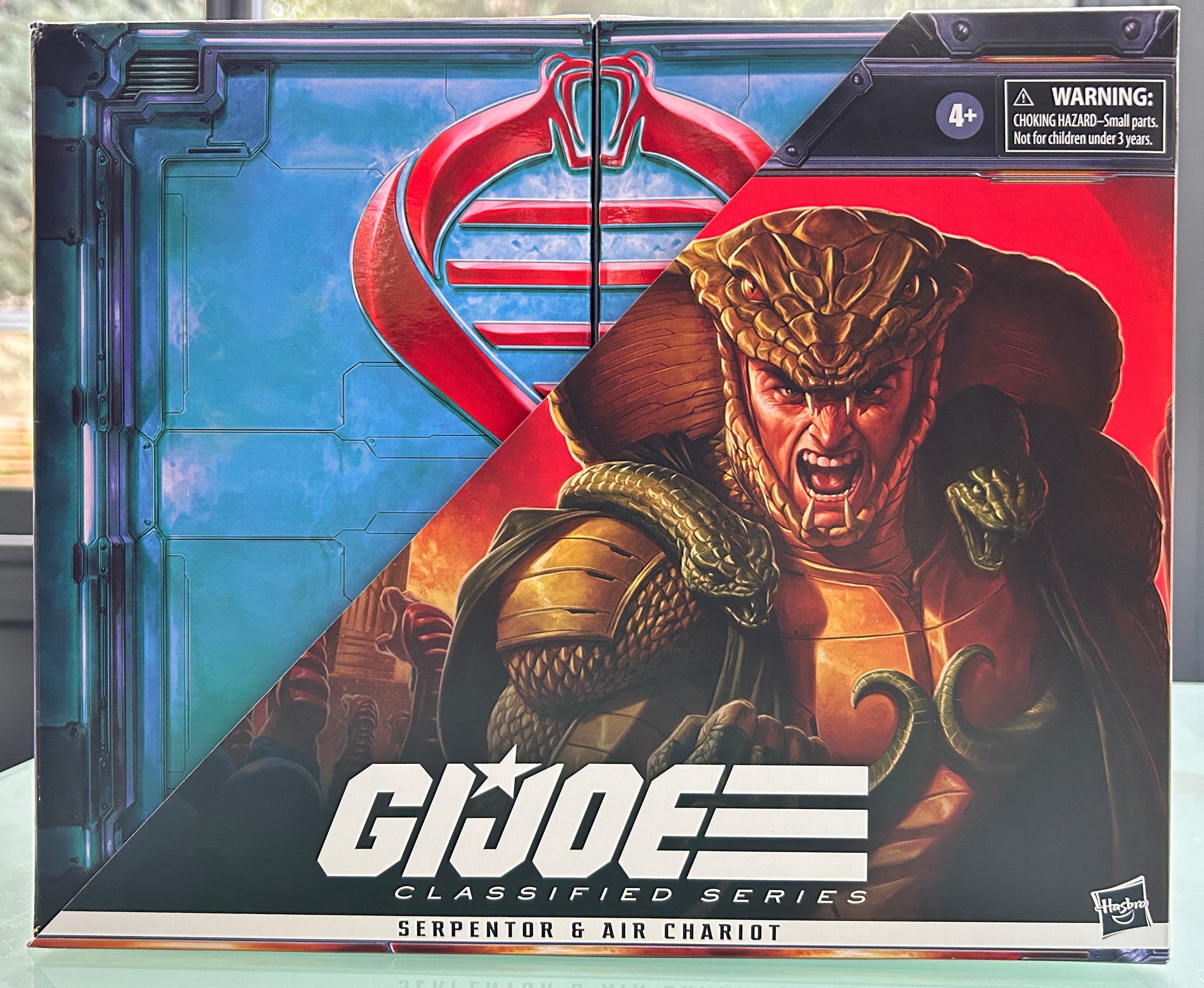 GI Joe - Classified Series - Serpentor & Air Chariot - Figurine et Véh ...