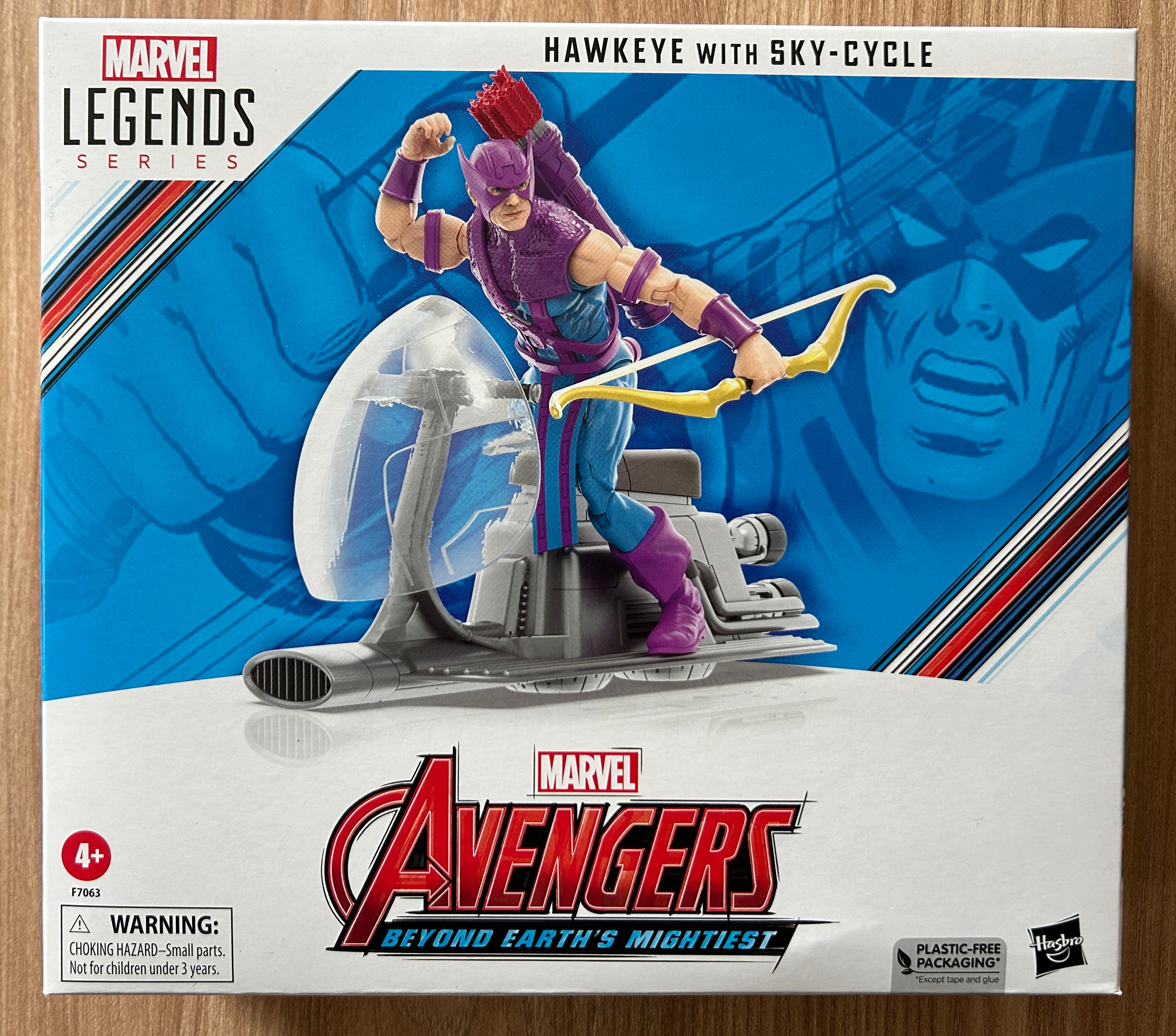 Marvel Legends - Série Avengers - Figurine de HAWKEYE & SKY-CYCLE - 15 ...