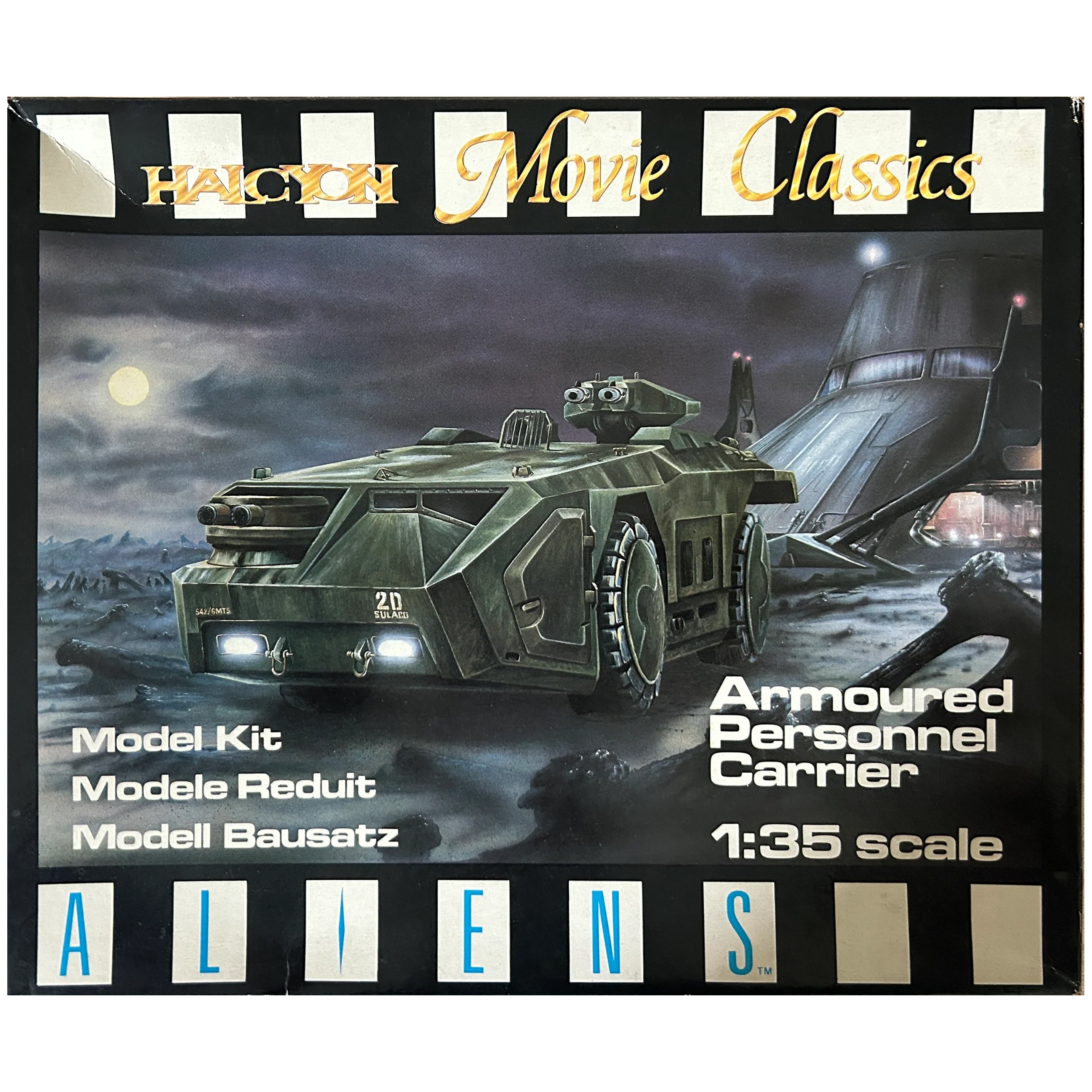 ALIENS - "Halcyon Movie Classics"- Maquette Model Kit 1/35 du Armored ...