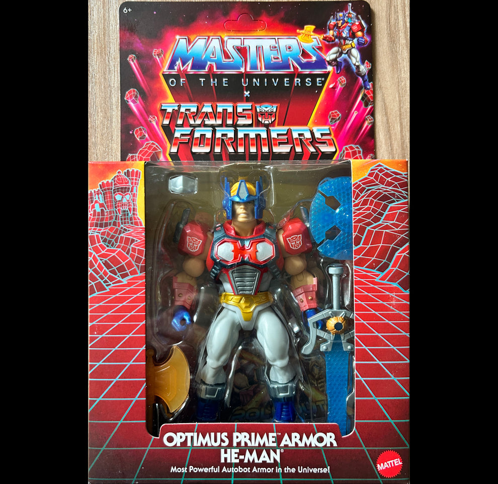 Masters of the Universe X Transformers - Figurine de Optimus Prime Arm ...